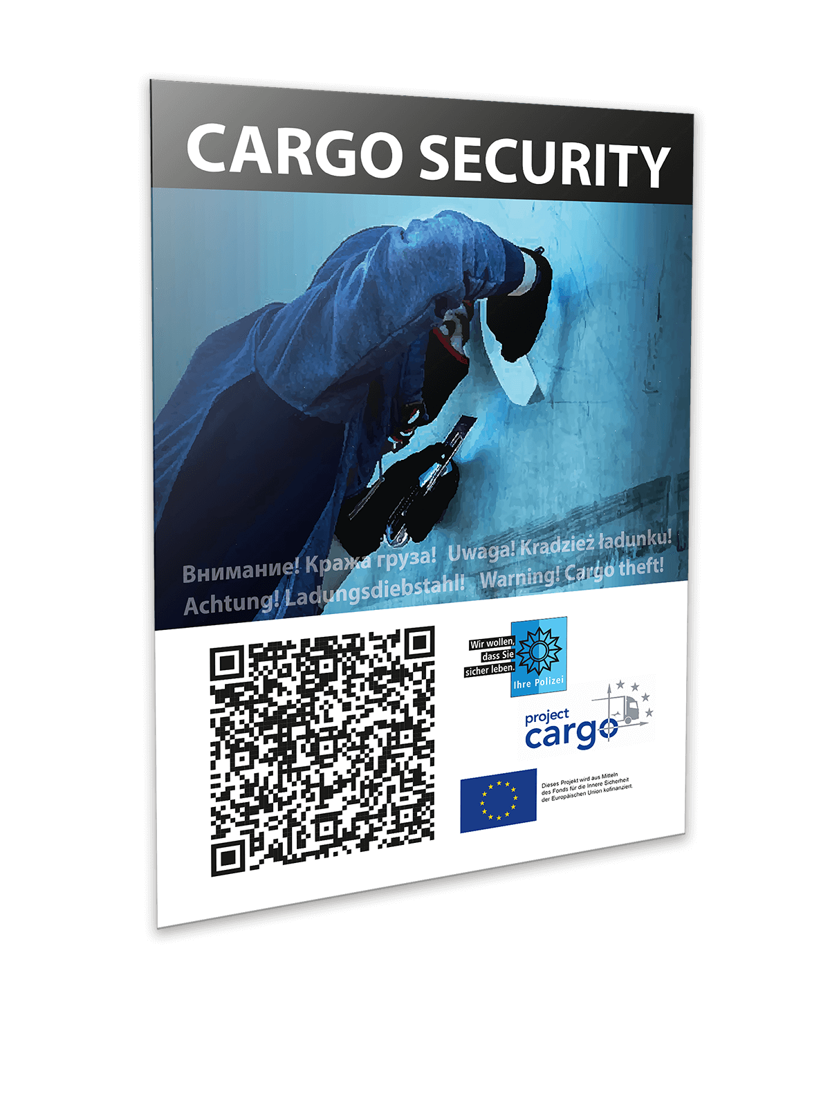 Aufkleber "Cargo Security" DIN A4